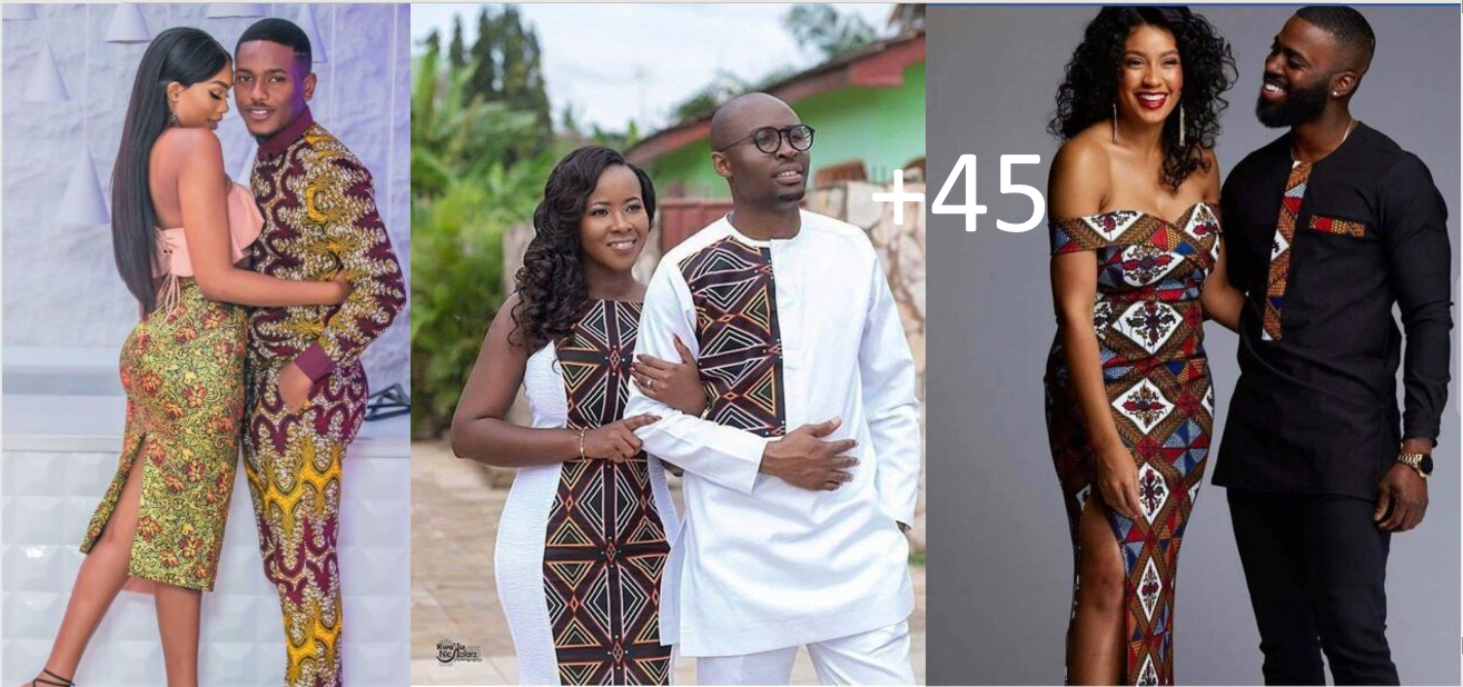 Aso ebi : les couples dans leurs tenues aso ebi lors d'un mariage