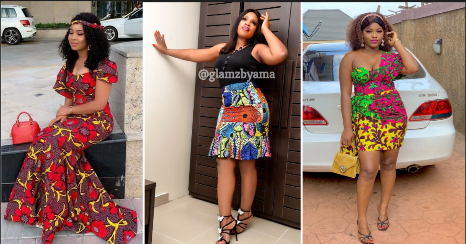 robes en pagne africain:+45 magnifiques modèles - pagnesphotos